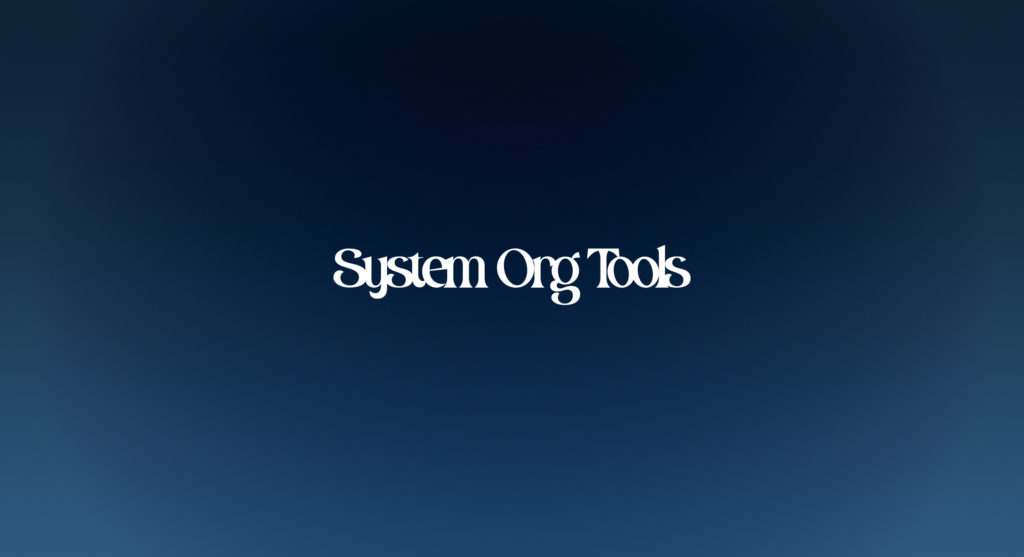 System Org Tools – WXV
